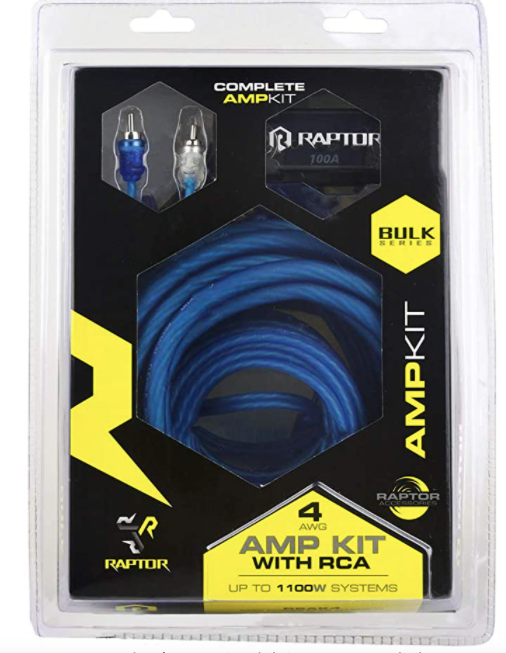 KIT DE CABLE AMPLIFICADOR RAPTOR 4G